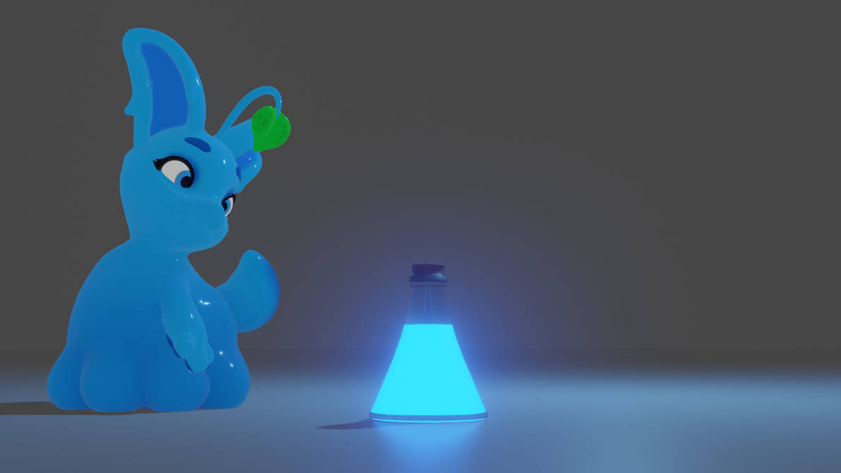 Little slime bunny by LizzyKoopa on DeviantArt