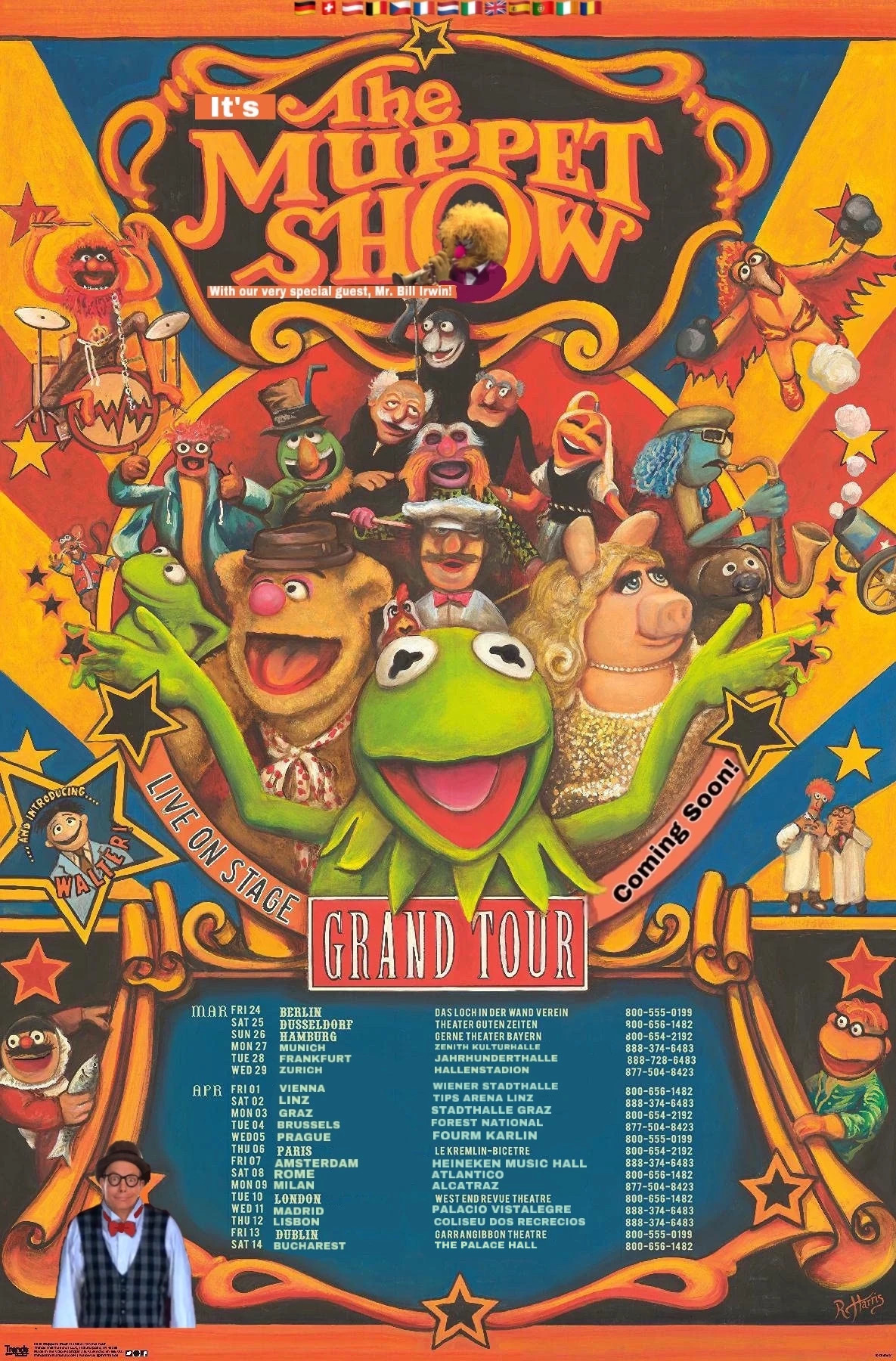 The Muppet Show LIVE! on Stage Grand Tour Poster by yolandofilms on ...