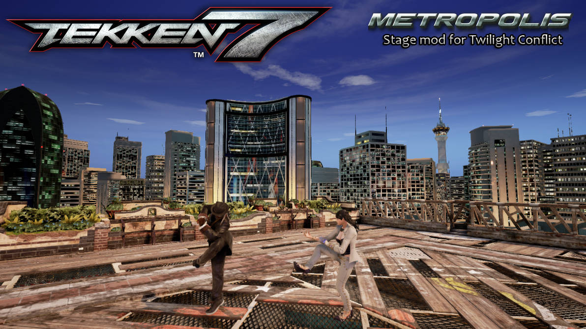 Tekken 7 Stage Mod: Metropolis (Twilight Conflict) by Shnuki on DeviantArt