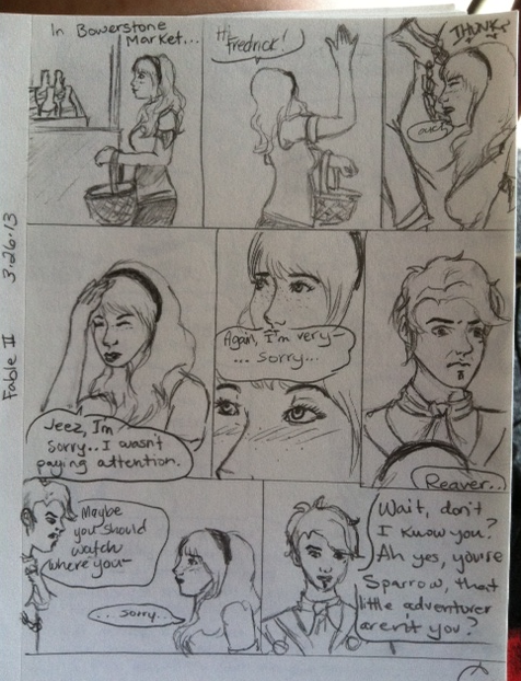 Fable Sparrow Drawing