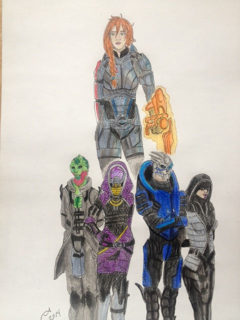 The Normandy Crew by Tinalbion on DeviantArt