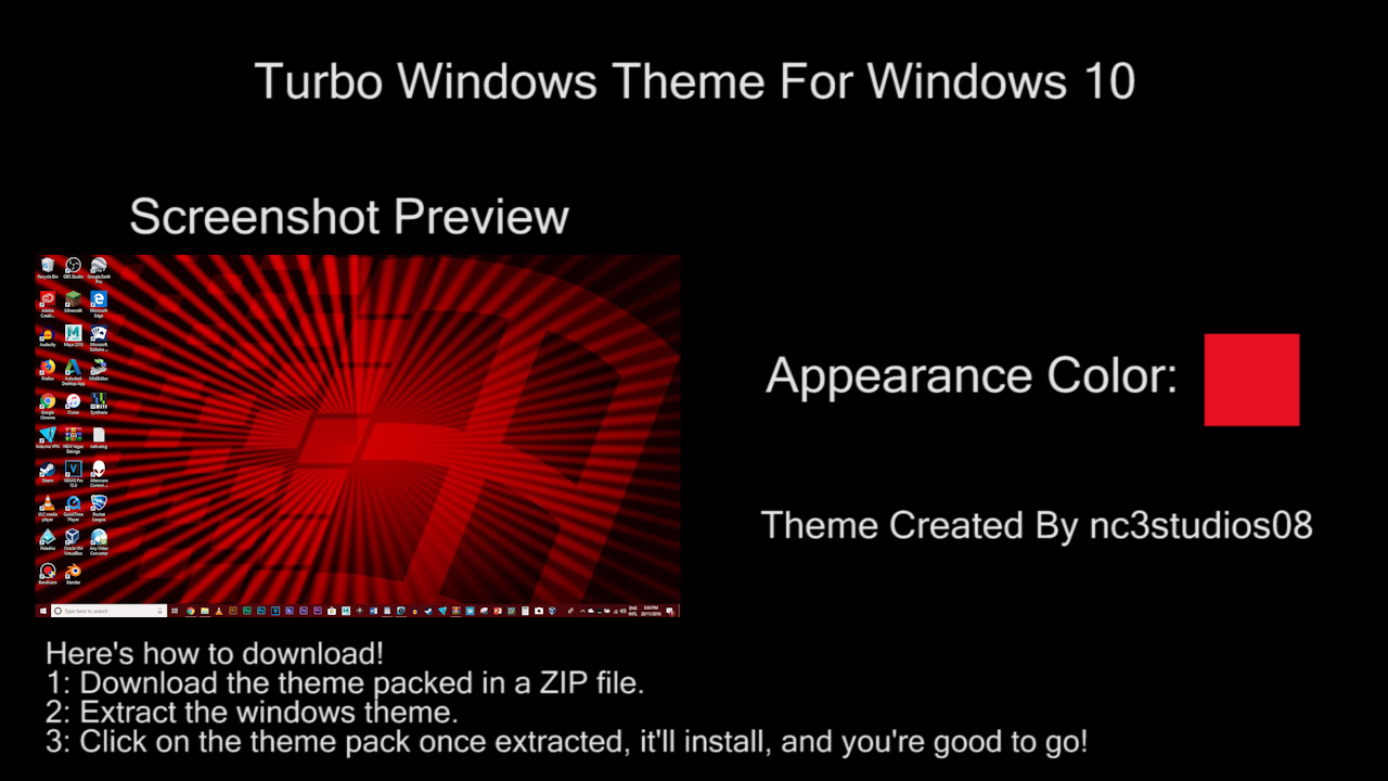 Turbo Windows Theme For Windows 10 by nc3studios08 on DeviantArt