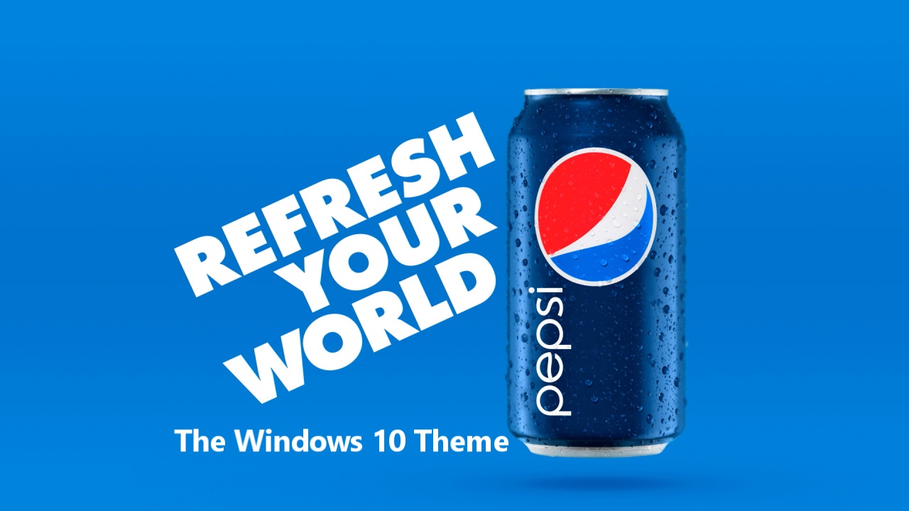 Pepsi Windows 10 Theme by nc3studios08 on DeviantArt