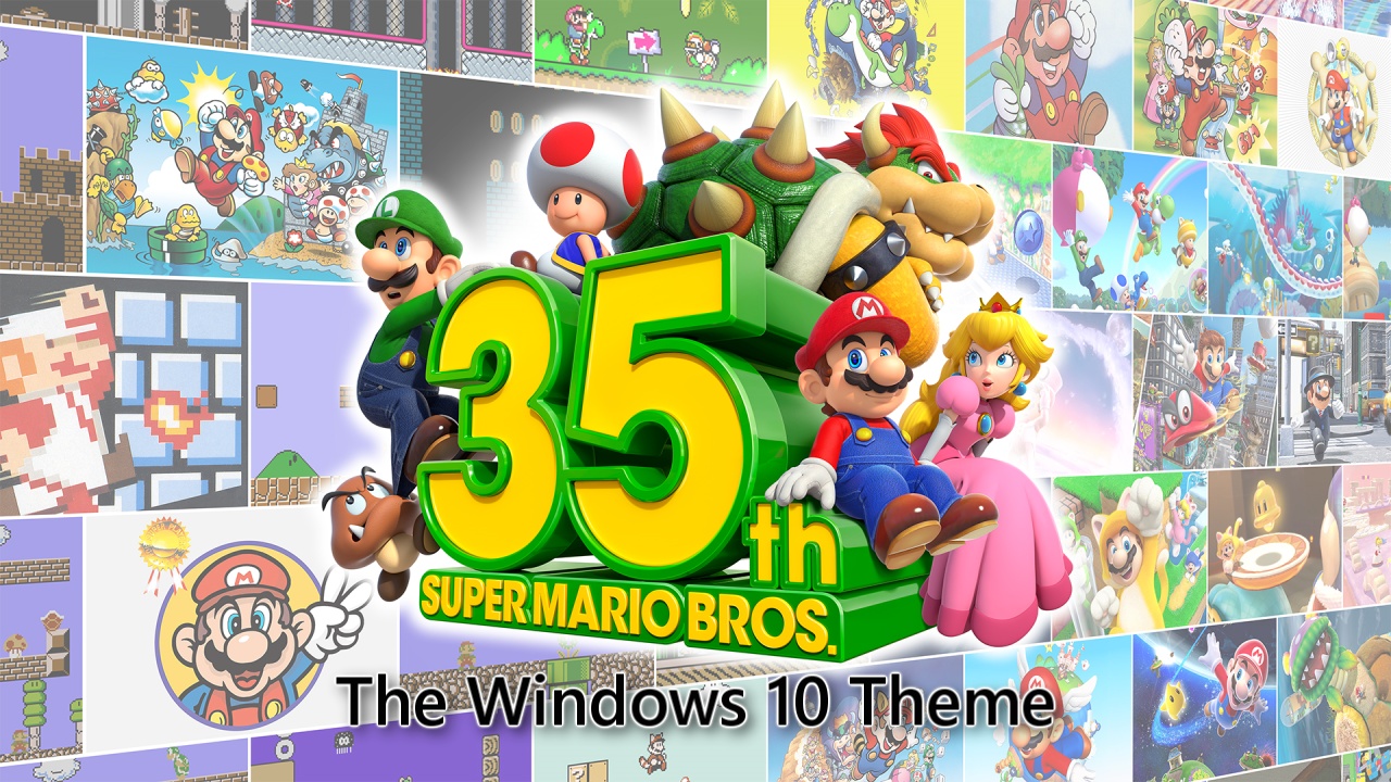 Super Mario 35th Anniversary Theme For Windows 10 by nc3studios08 on ...