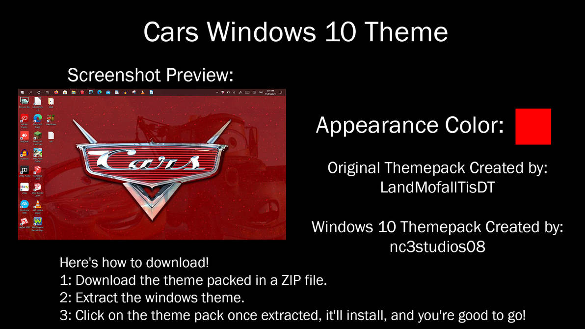 Cars Windows 10 Theme by nc3studios08 on DeviantArt