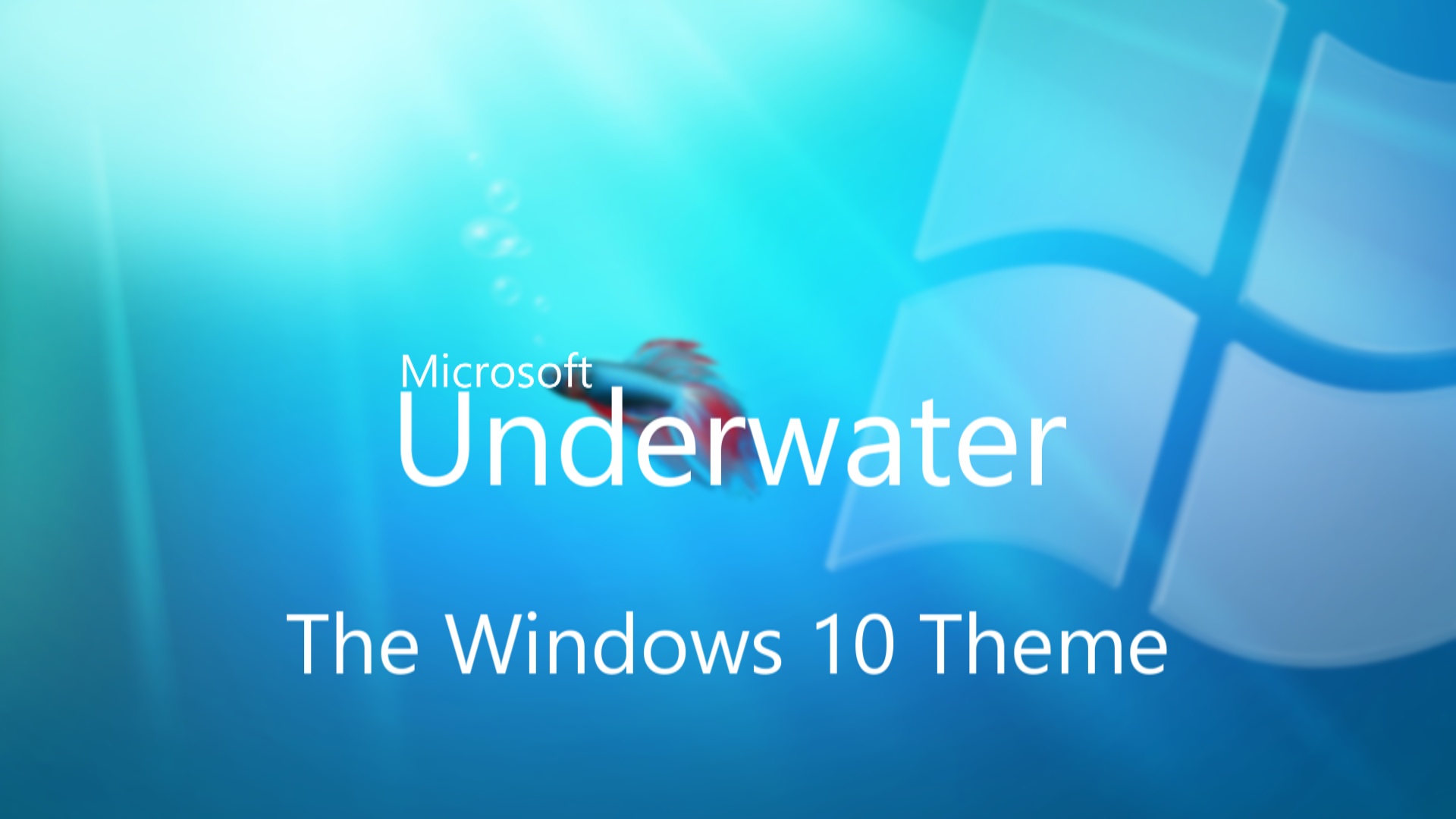 Microsoft Underwater Windows 10 Theme by nc3studios08 on DeviantArt