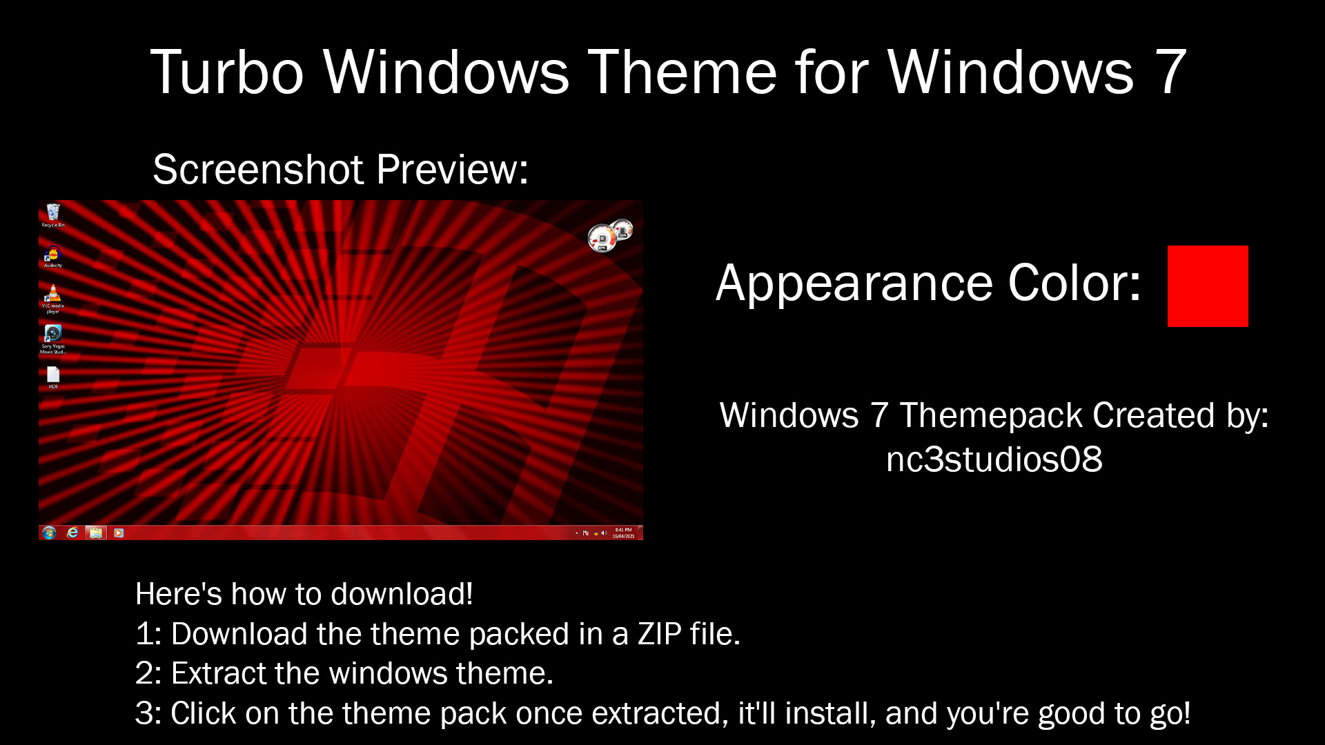 Turbo Windows Theme for Windows 7 by nc3studios08 on DeviantArt