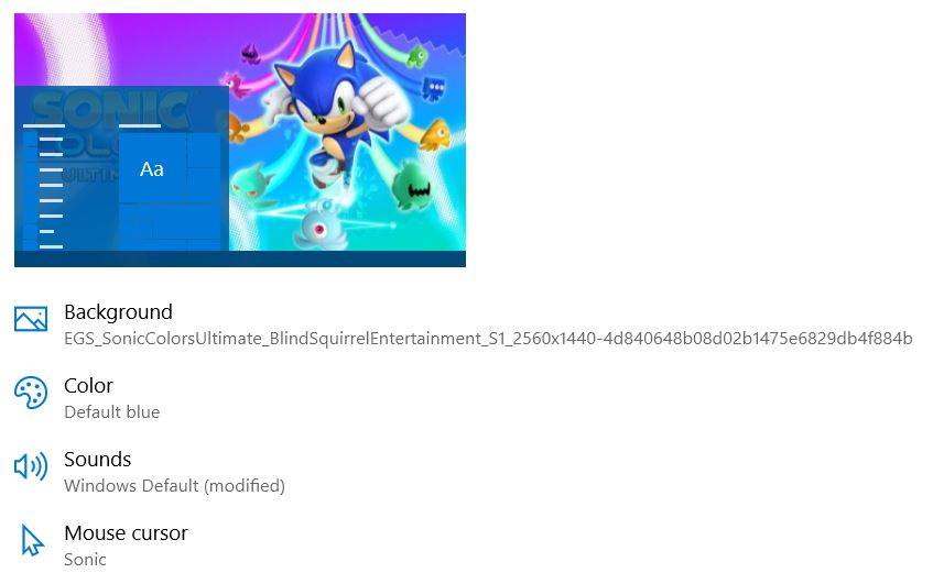 Sonic Colors Ultimate Windows 10 Theme by nc3studios08 on DeviantArt