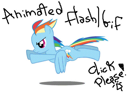 Rainbow Dash Flying Fast Animated - CLICK PLEASE! by LonicHedgehog on ...