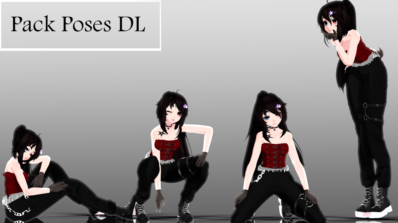 MMD - Pack Pose DL - (P2U) by Teikuma on DeviantArt