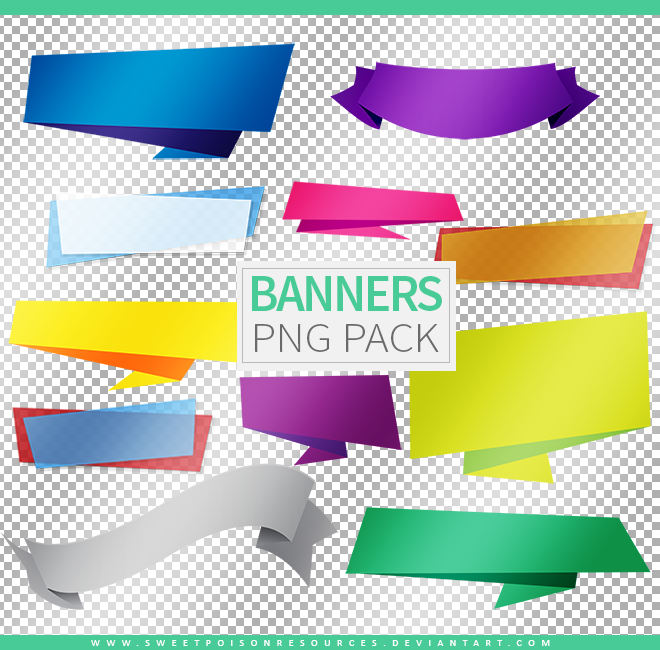 Banners | Png Pack by sweetpoisonresources on DeviantArt