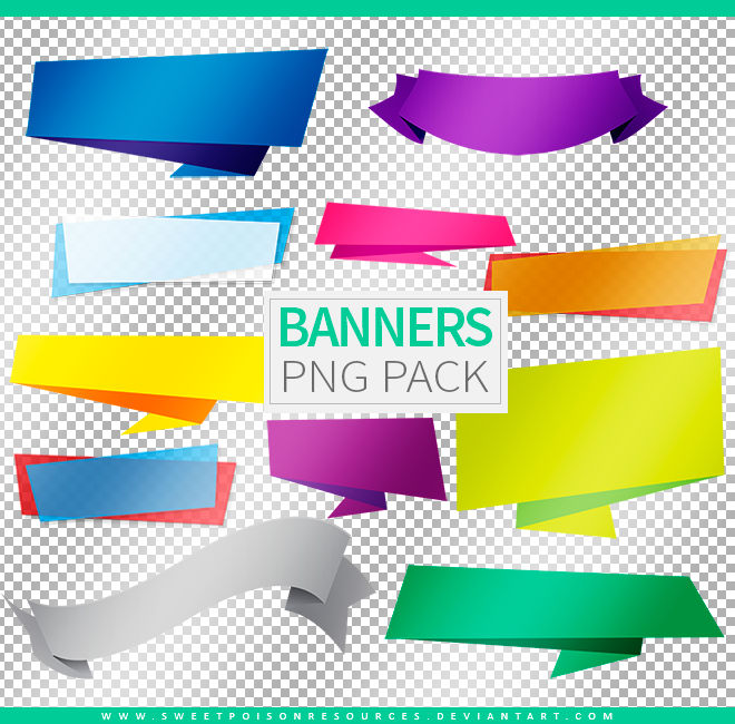 Banners | Png Pack by sweetpoisonresources on DeviantArt