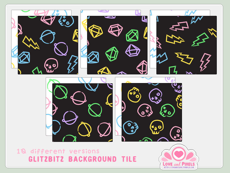 Vector - GlitzBitz BG Tiles by firstfear on DeviantArt