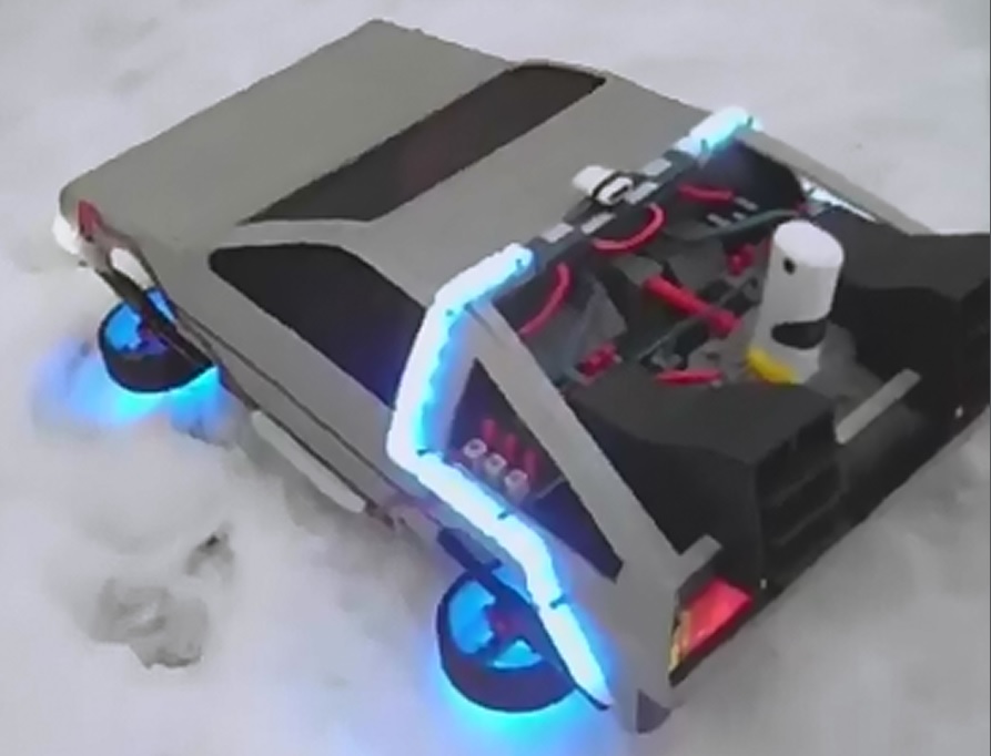 Flying Time Machine from the movie -Back to the Fu by alerisca on ...