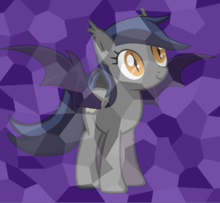 Echo the 'Crystal' Bat Pony by animefanfic95 on DeviantArt