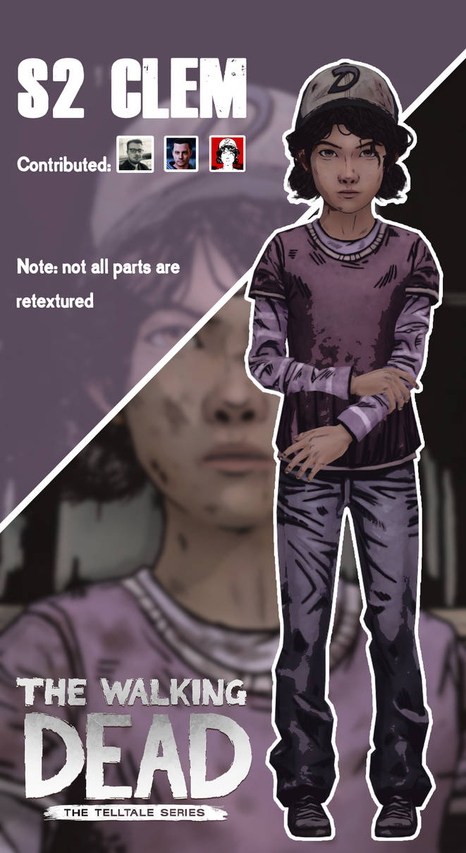 Twdg Clementine S2 Retexture Tfs Style Xnalara By Frankdp1 On Deviantart