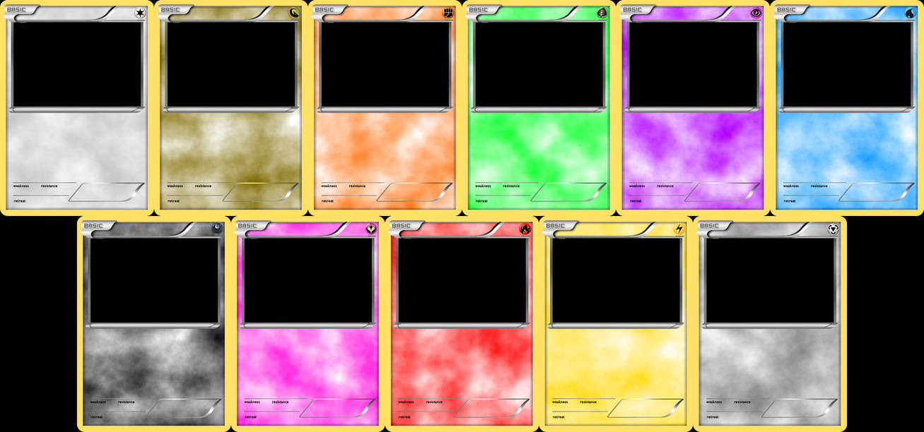 Pokemon Blank Card Templates Basic By LevelInfinitum On DeviantArt
