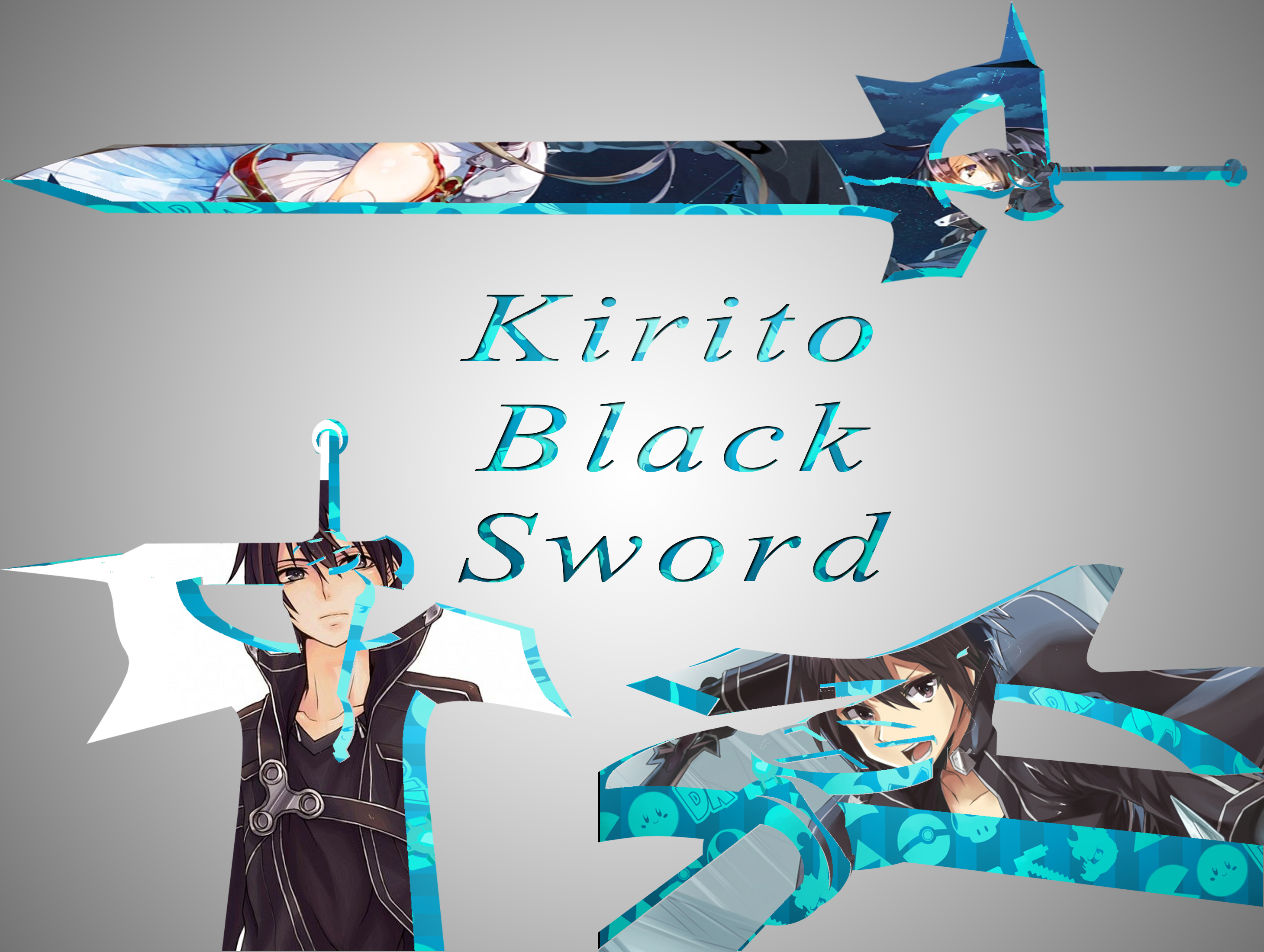 Kirito Black Sword by MechVlady on DeviantArt
