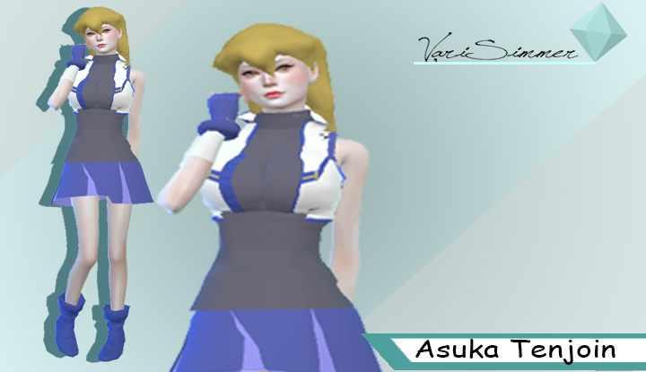 Sims 4 Asuka Tenjoin(ArcV) Cosplay Download by VariSimmer on DeviantArt