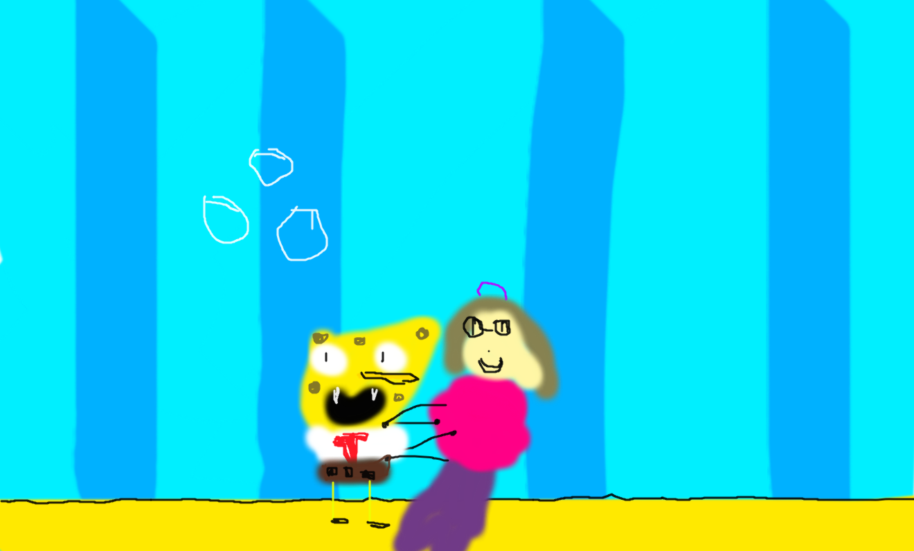 Spongebob tickles by cbeebiesfan on DeviantArt