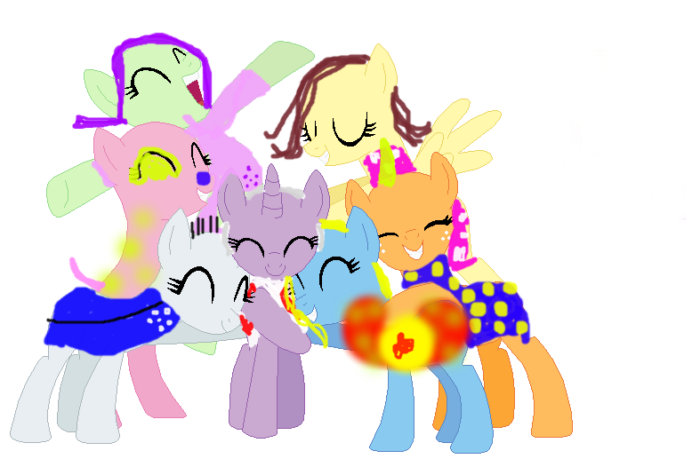 Mane 7 Base by SelenaEde on DeviantArt