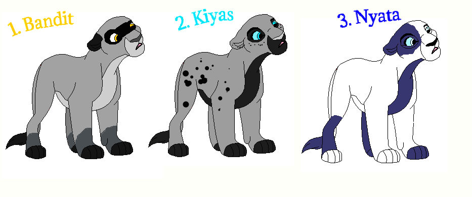 Female Breedables-1 point each cub! by TwilightLuv10 on DeviantArt