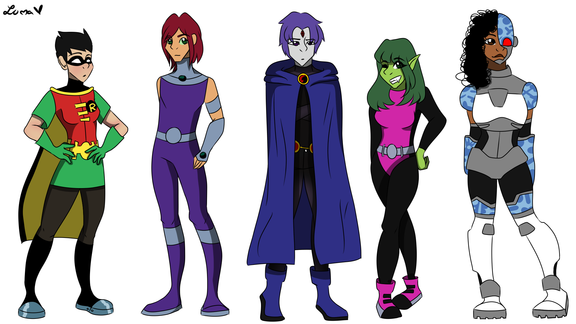 Teen Titans Genderbend
