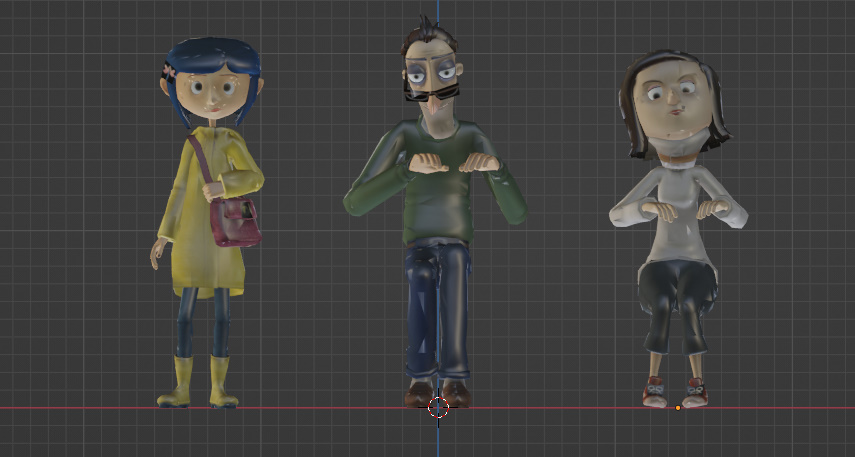 Coraline model pack download by chickenbrentguy on DeviantArt