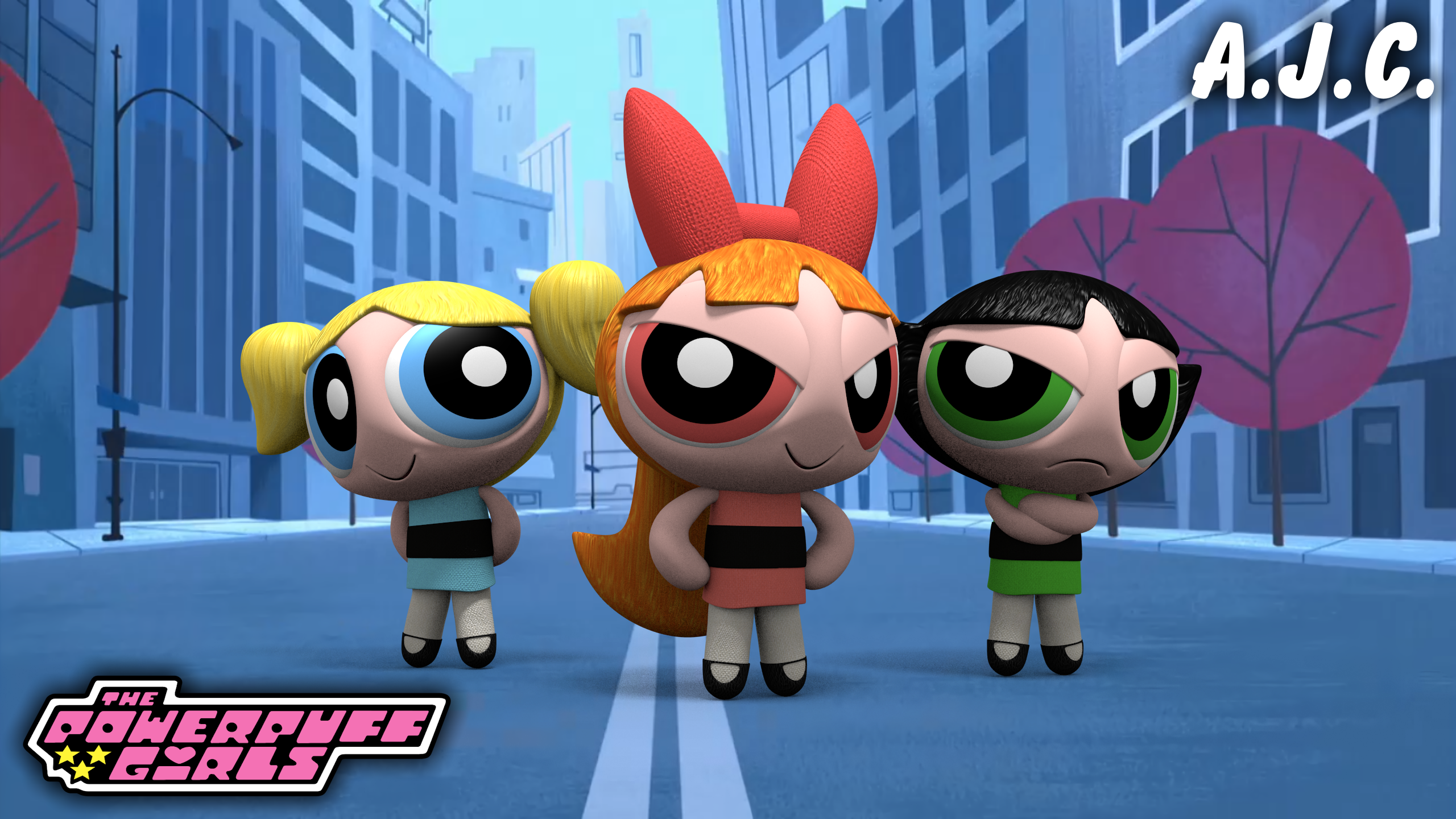 The Powerpuff Girls 3D models (with download) by AJC-Artworks on DeviantArt