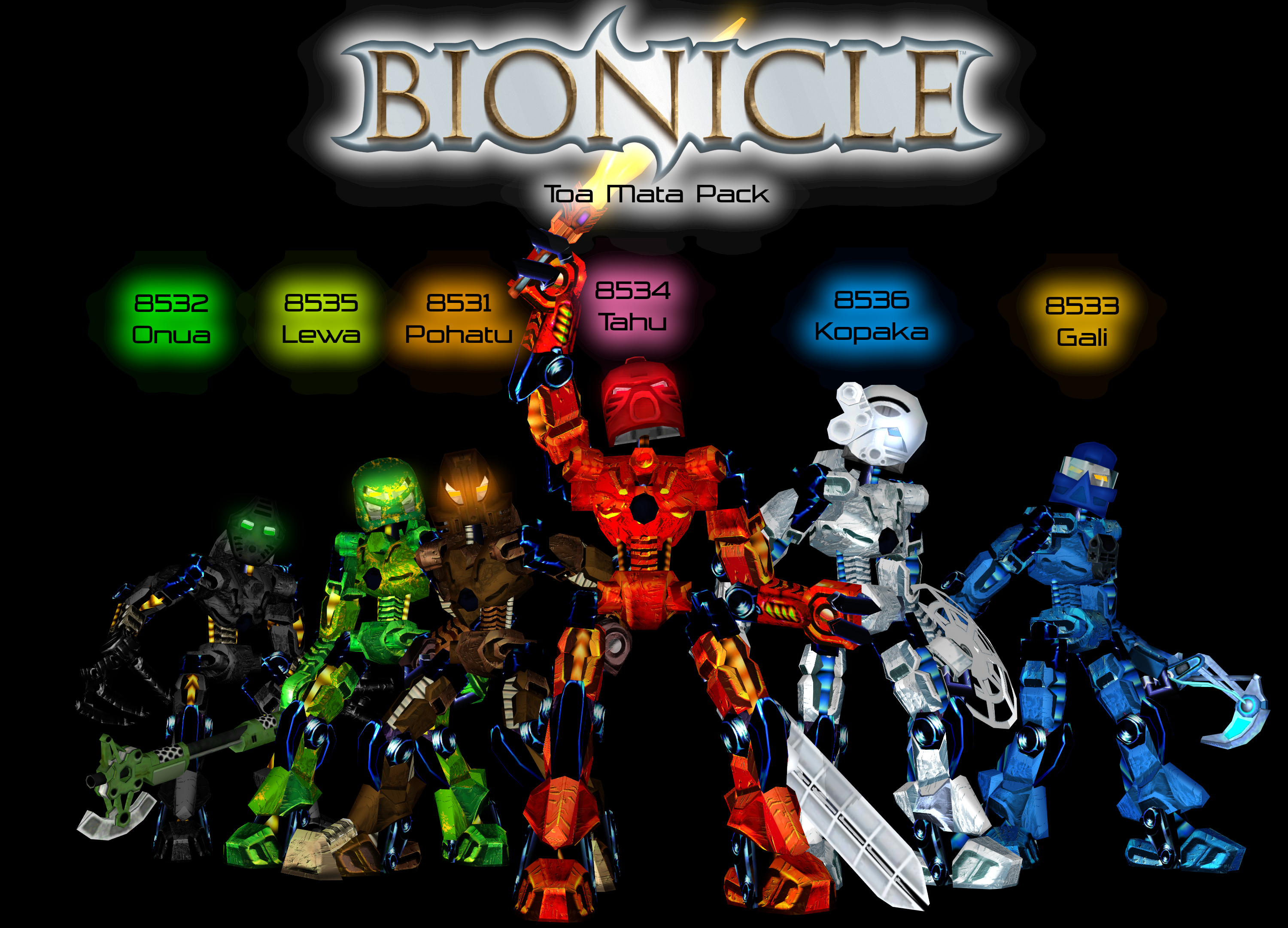 MMD Bionicle Toa Mata pack by toaMadoka on DeviantArt
