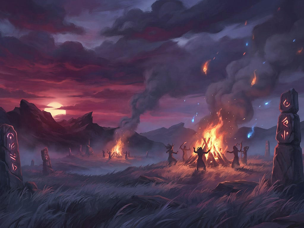 [DND] The Ritual of the Forgotten Shaman [Scene] by melcenage on DeviantArt