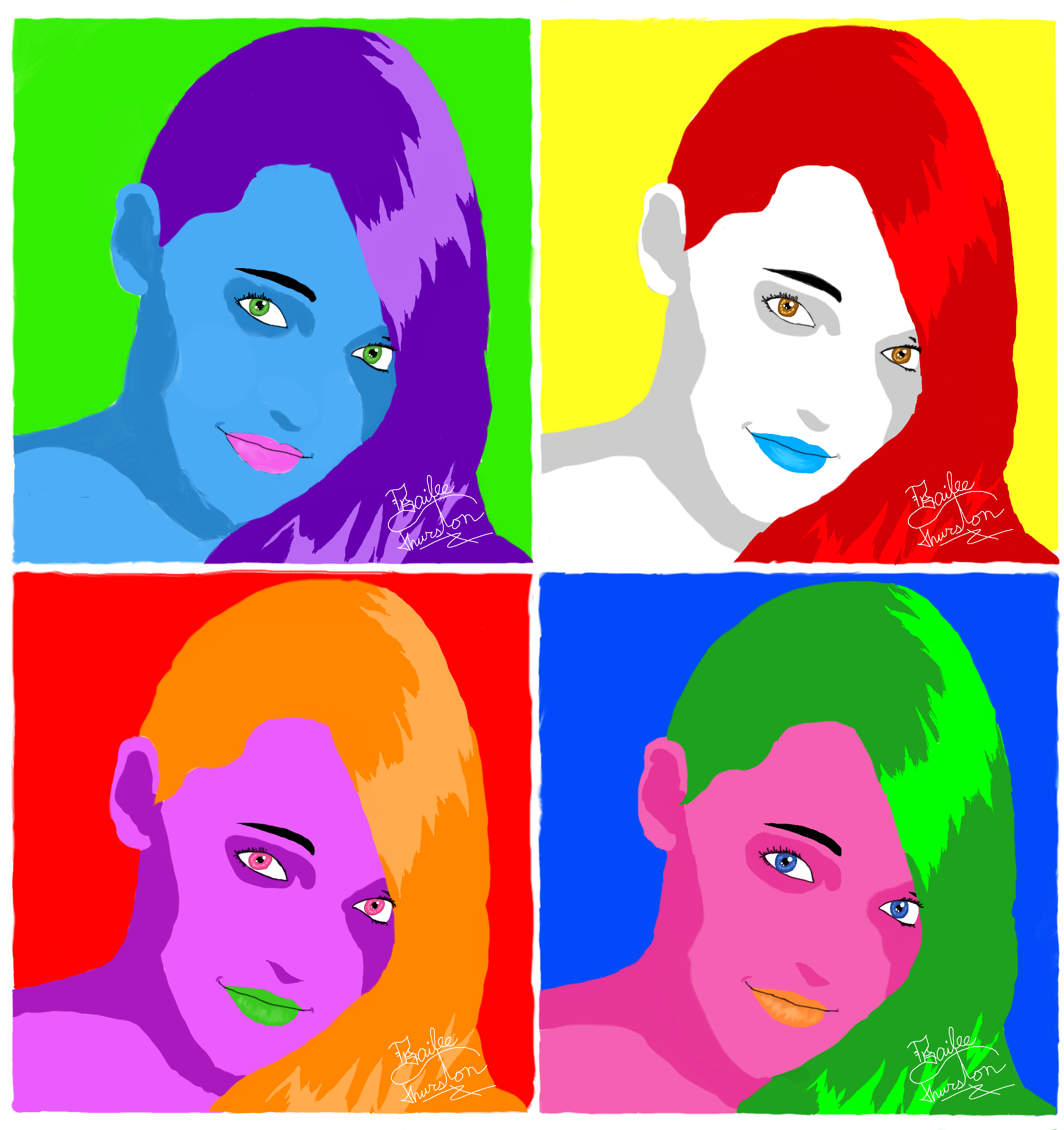 Pop Art Self-Portrait by BaileeBlair18 on DeviantArt