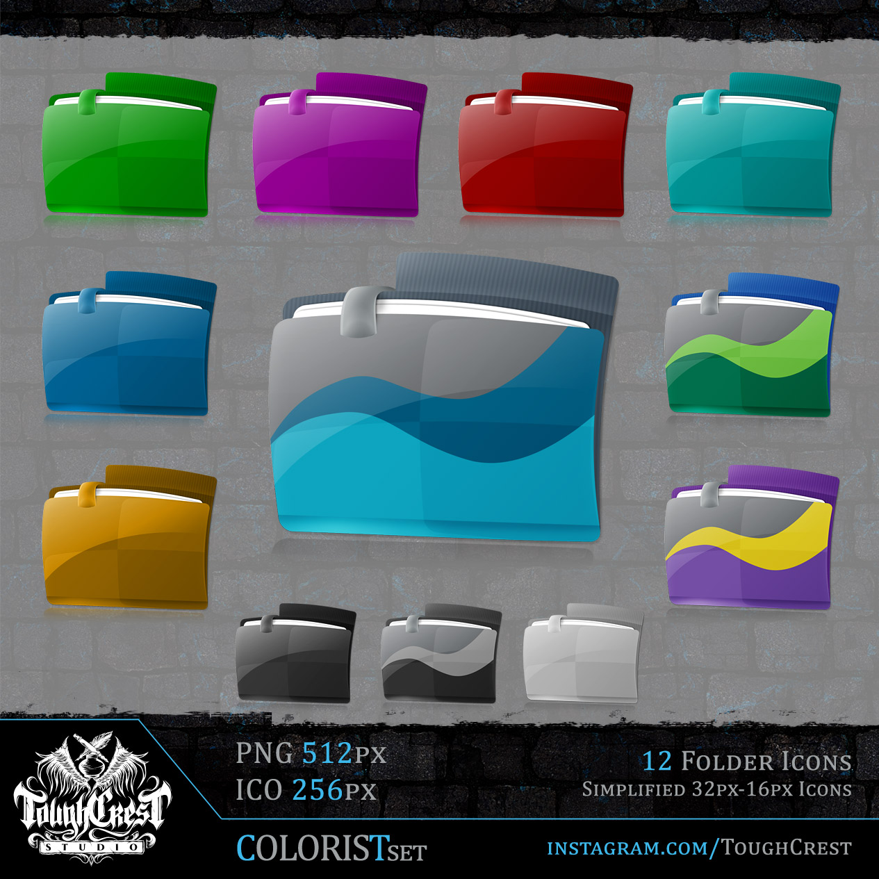 Colorist - Folder Icons by ToughCrest on DeviantArt