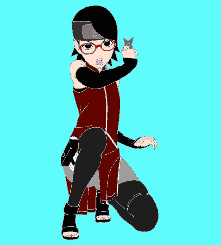 Sarada Uchiha (4) by KaterinaUchiha on DeviantArt