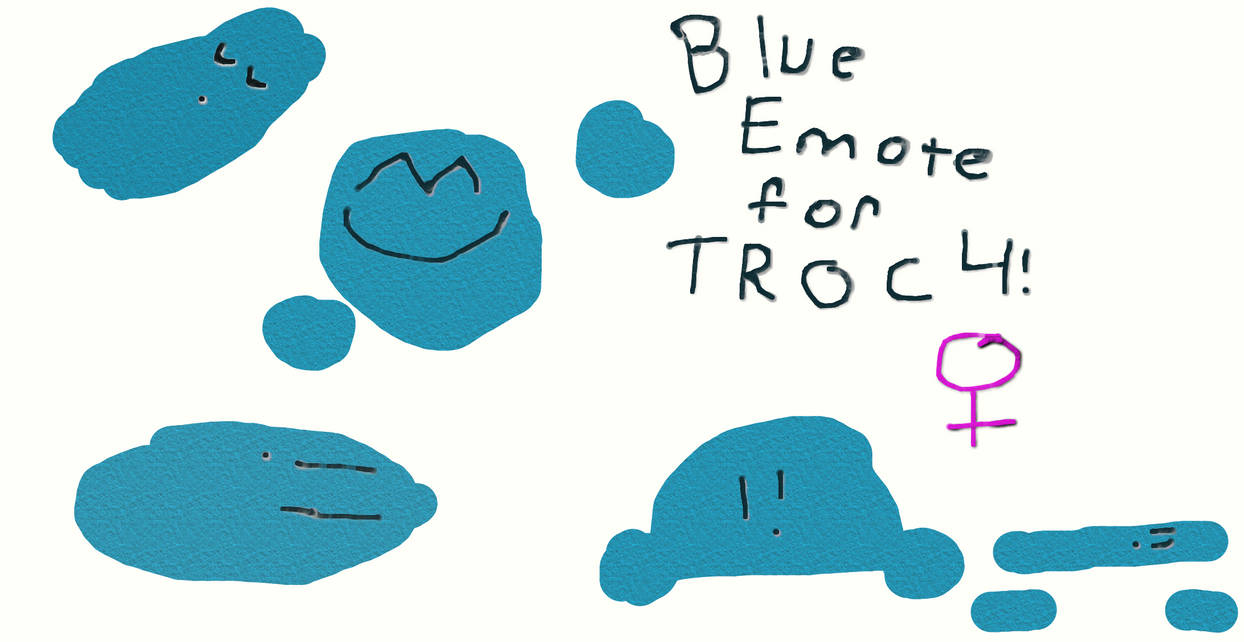 Blue Emote/edited by bluelightemotegirl1 on DeviantArt