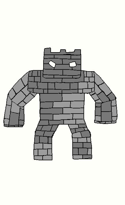 Stone Rook Golem by Dydrath on DeviantArt