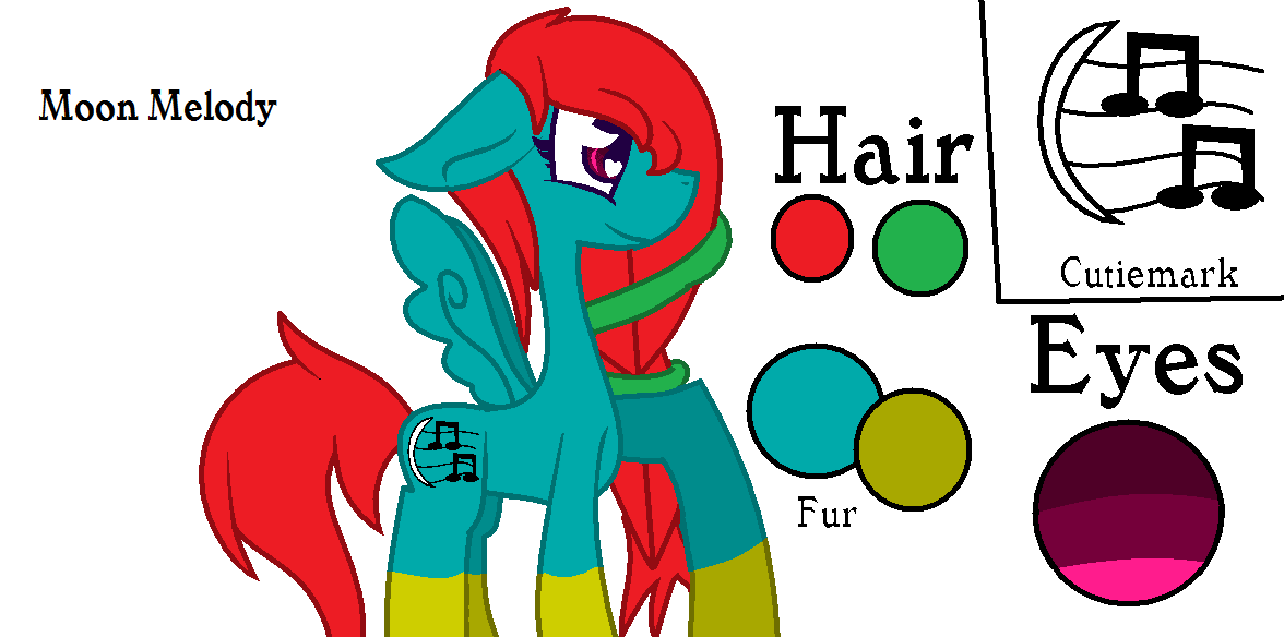 Moon Melody Ref Sheet by ArtisticNekoHuman on DeviantArt