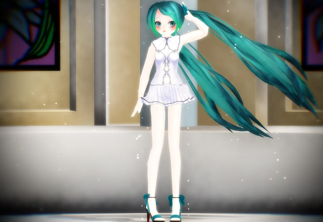 Mmd Animasa Angelic Miku Dl By Puchy Pury On Deviantart