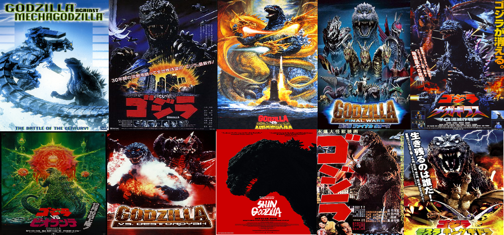 Top 10 Godzilla Films by animegoji on DeviantArt
