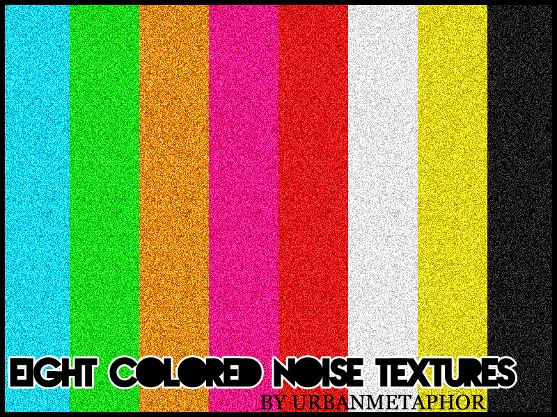 8 Colored Noise Textures by urbanmetaphor on DeviantArt