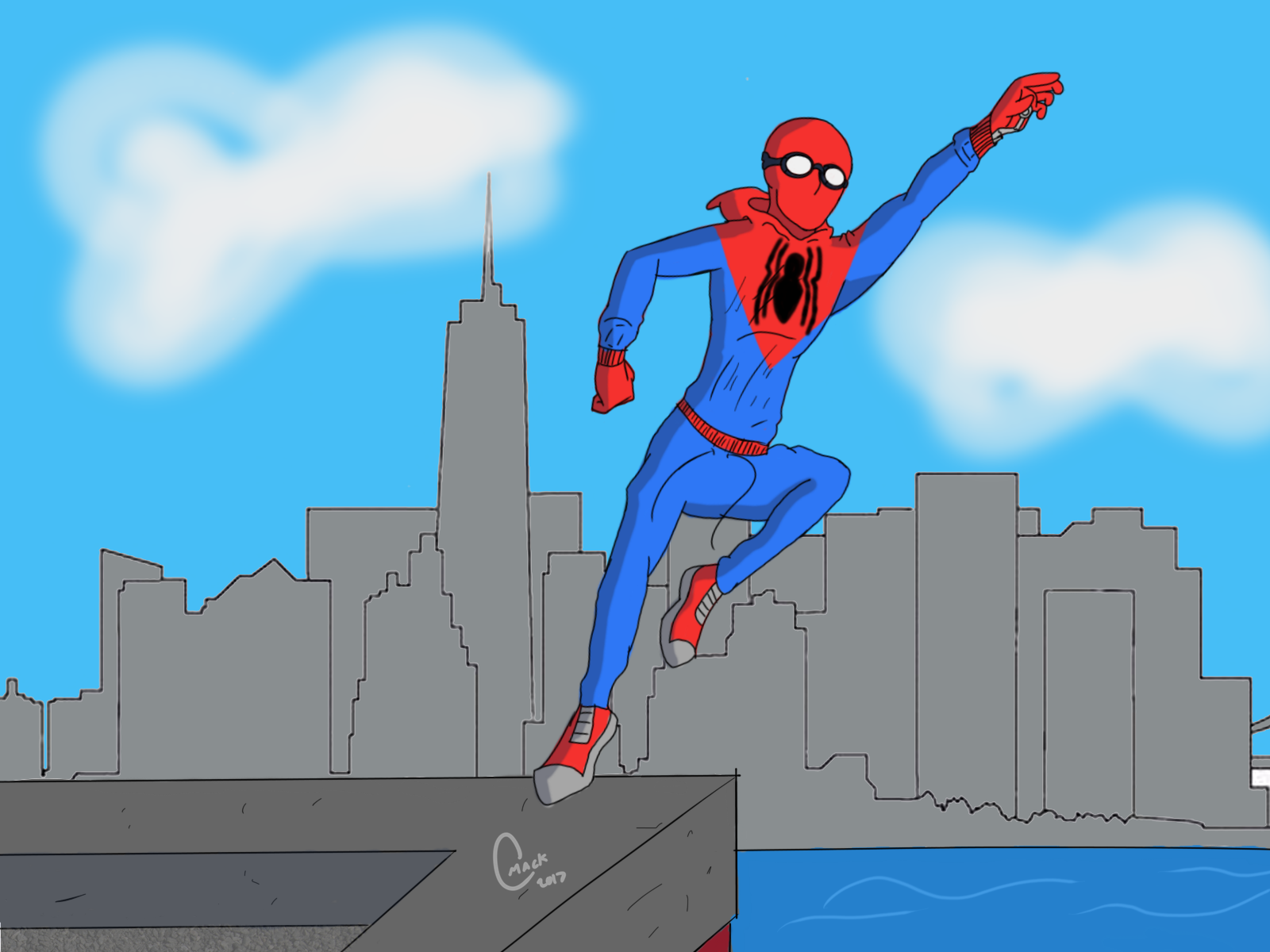 Fan Made Spiderman Homemade Suit by NightRobin64 on DeviantArt