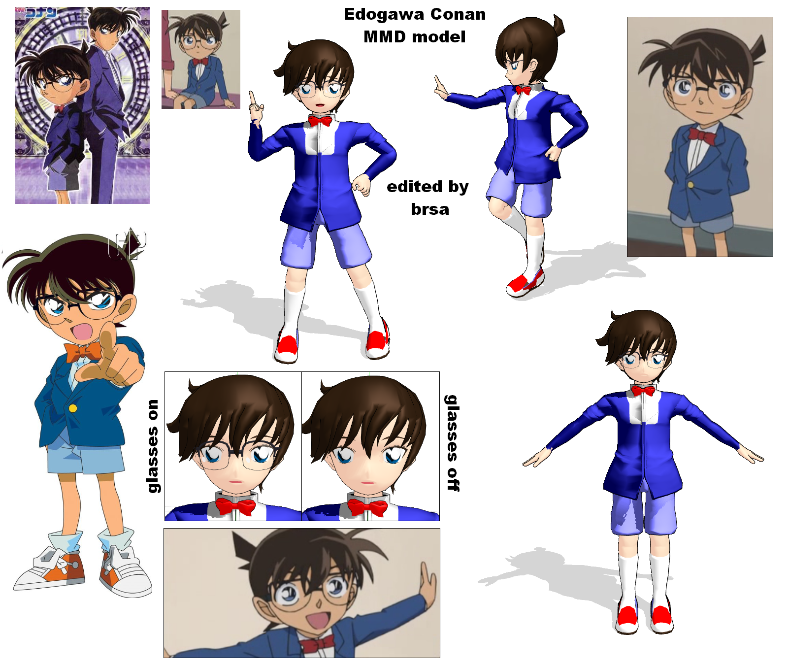 MMD Newcomer Conan kun by brsa on DeviantArt