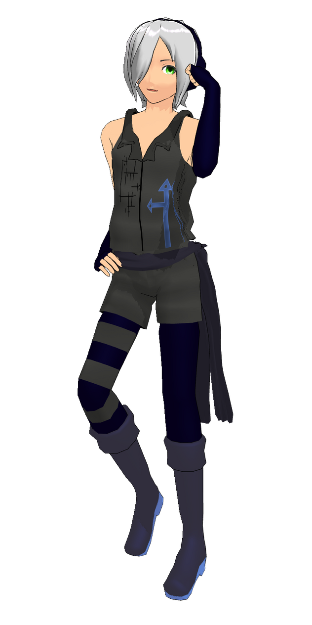 MMD newcomer [Nero C] DL by brsa on DeviantArt