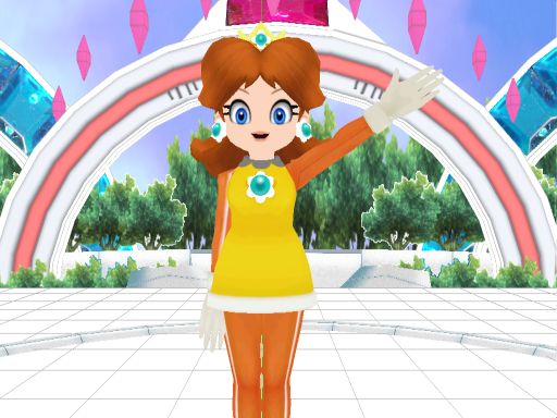 Daisy Waving by pinkprincess-peach on DeviantArt