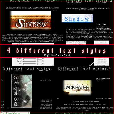 4 text styles for photoshop by S-e-r-a-s on DeviantArt