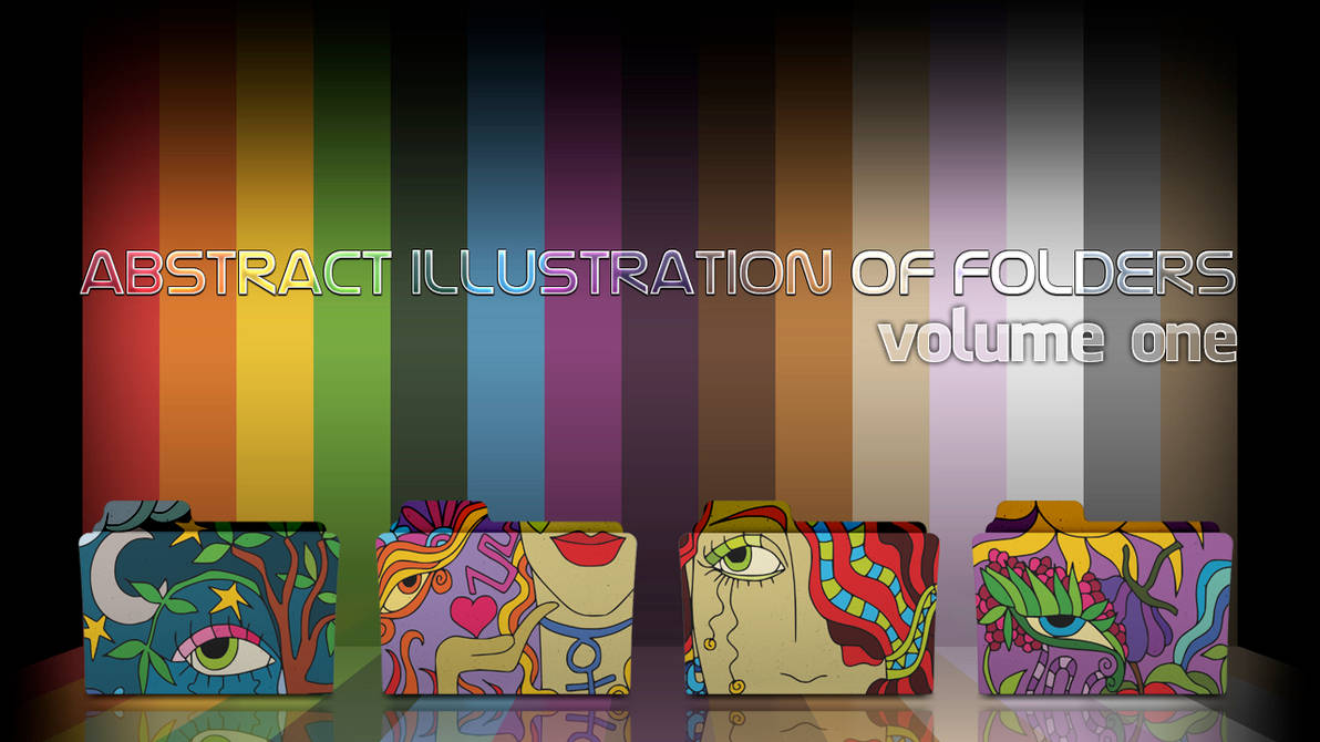 Abstract illustration of folders (volume one) by D1m22 on DeviantArt