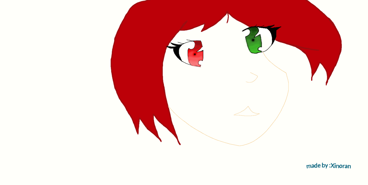 anime face by Xinoran on DeviantArt