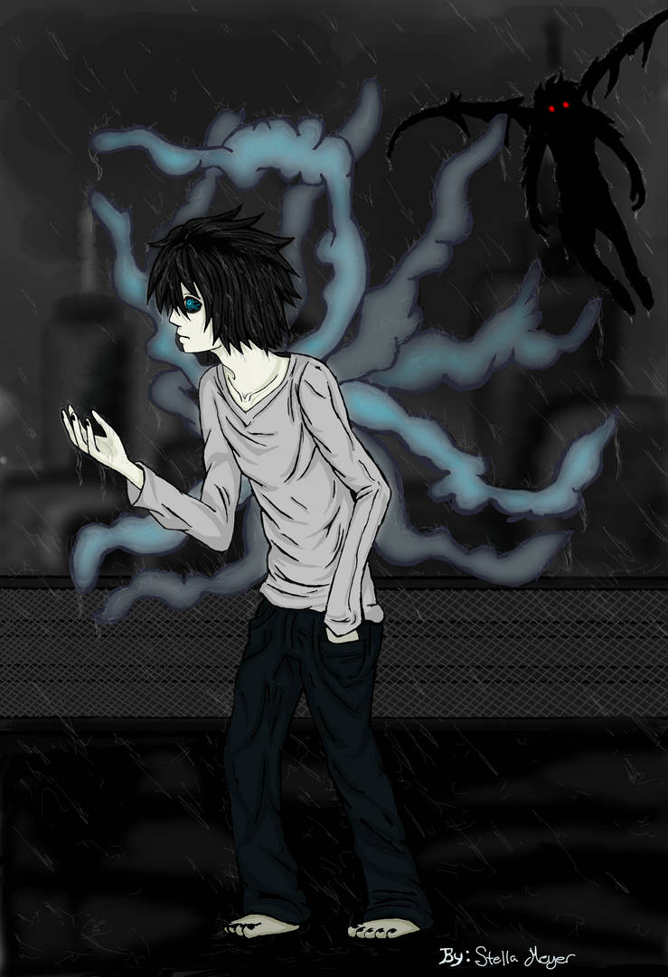 Death Note/Tokyo Ghoul- Ghoul L by JetDragon1656 on DeviantArt