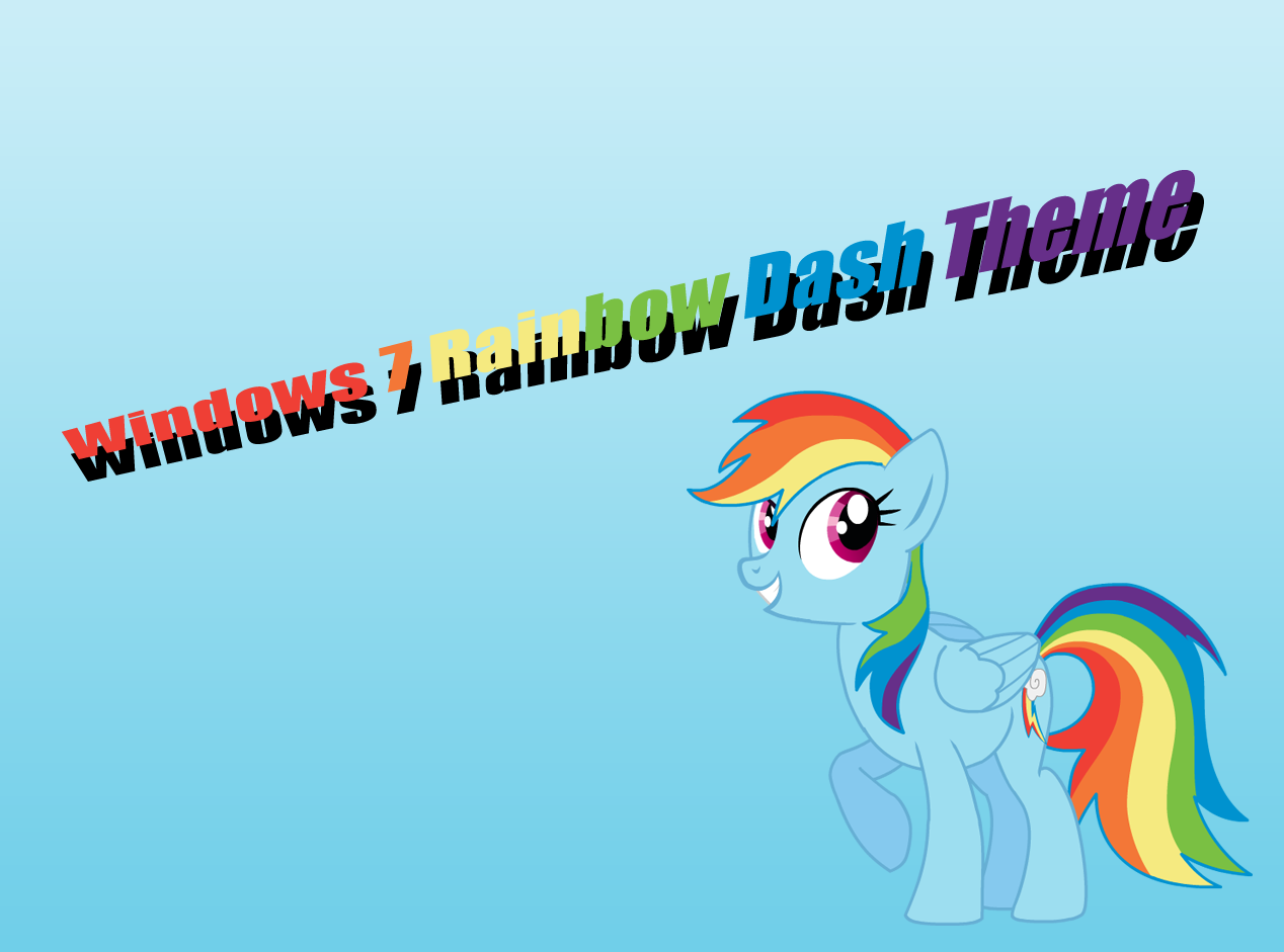 Rainbow Dash Theme Chrome