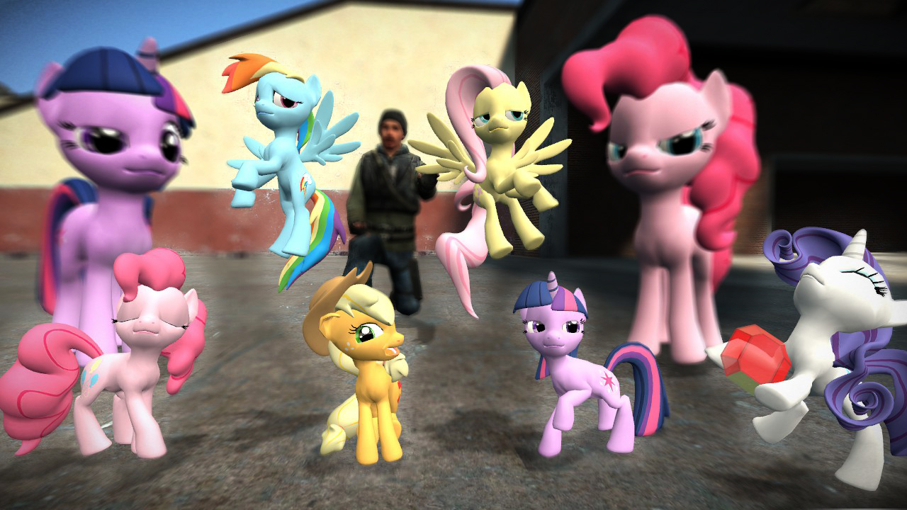 [DL]Mini-Ponies: Mane 6 by CobbaltCO on DeviantArt
